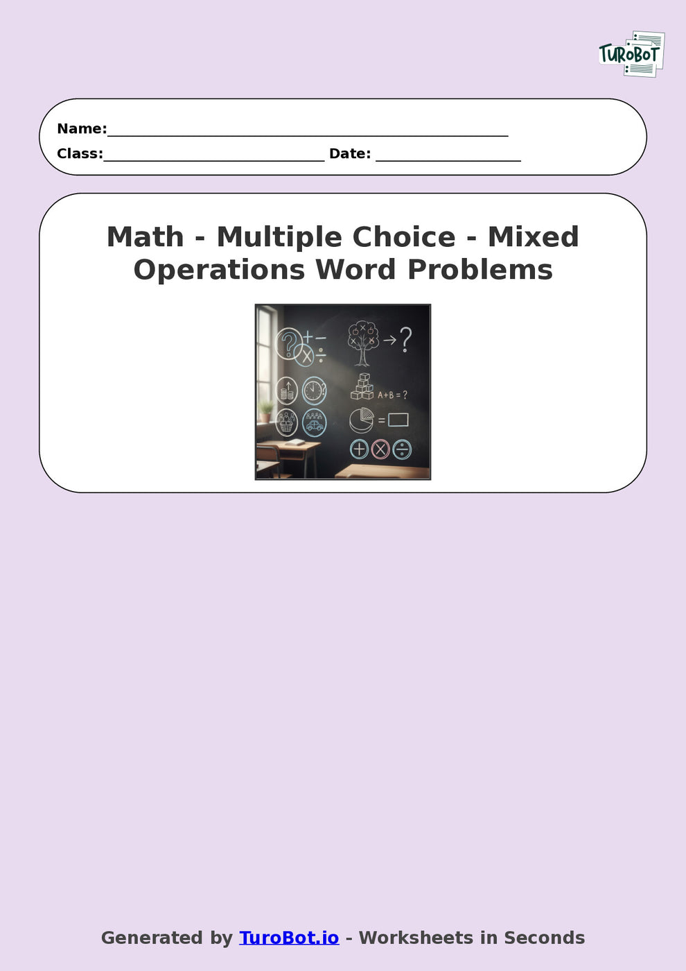 Year 9 Math Mixed Operations Word Problems – TuroBot